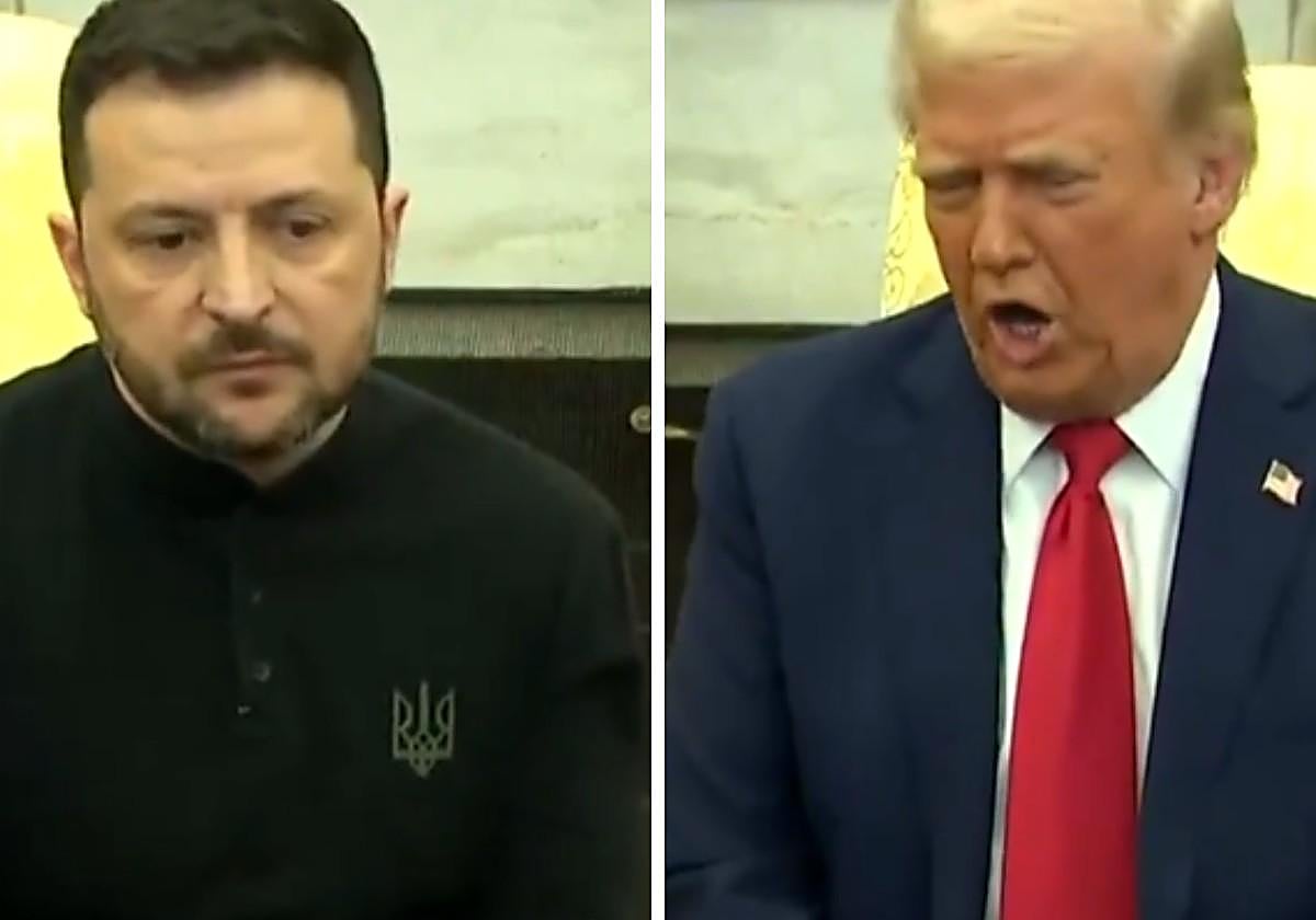El vídeo de la bronca entre Trump y Zelenski en la Casa Blanca | El Diario Vasco
